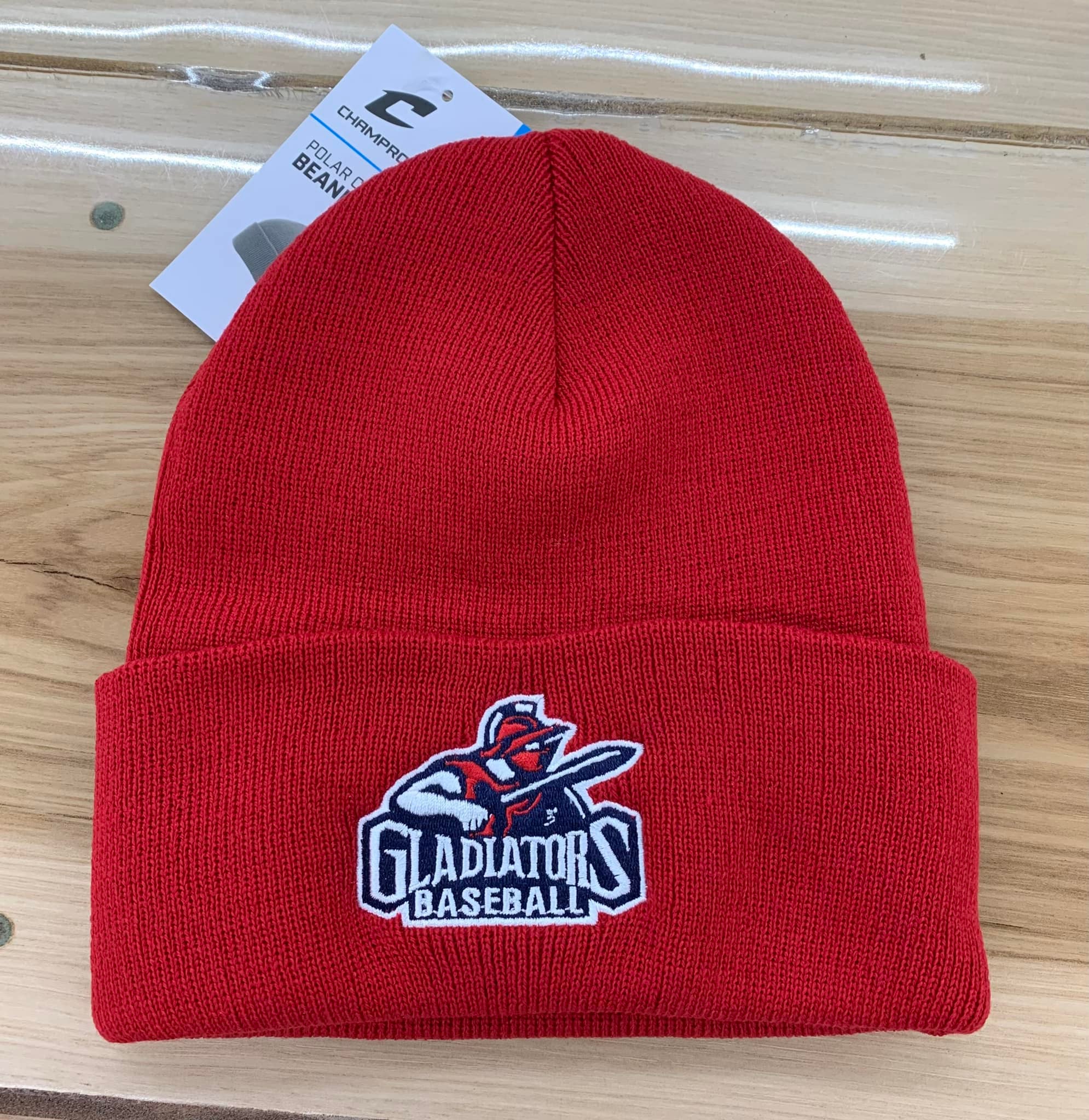 Red Gladiators Beanie | Ink Wink Express